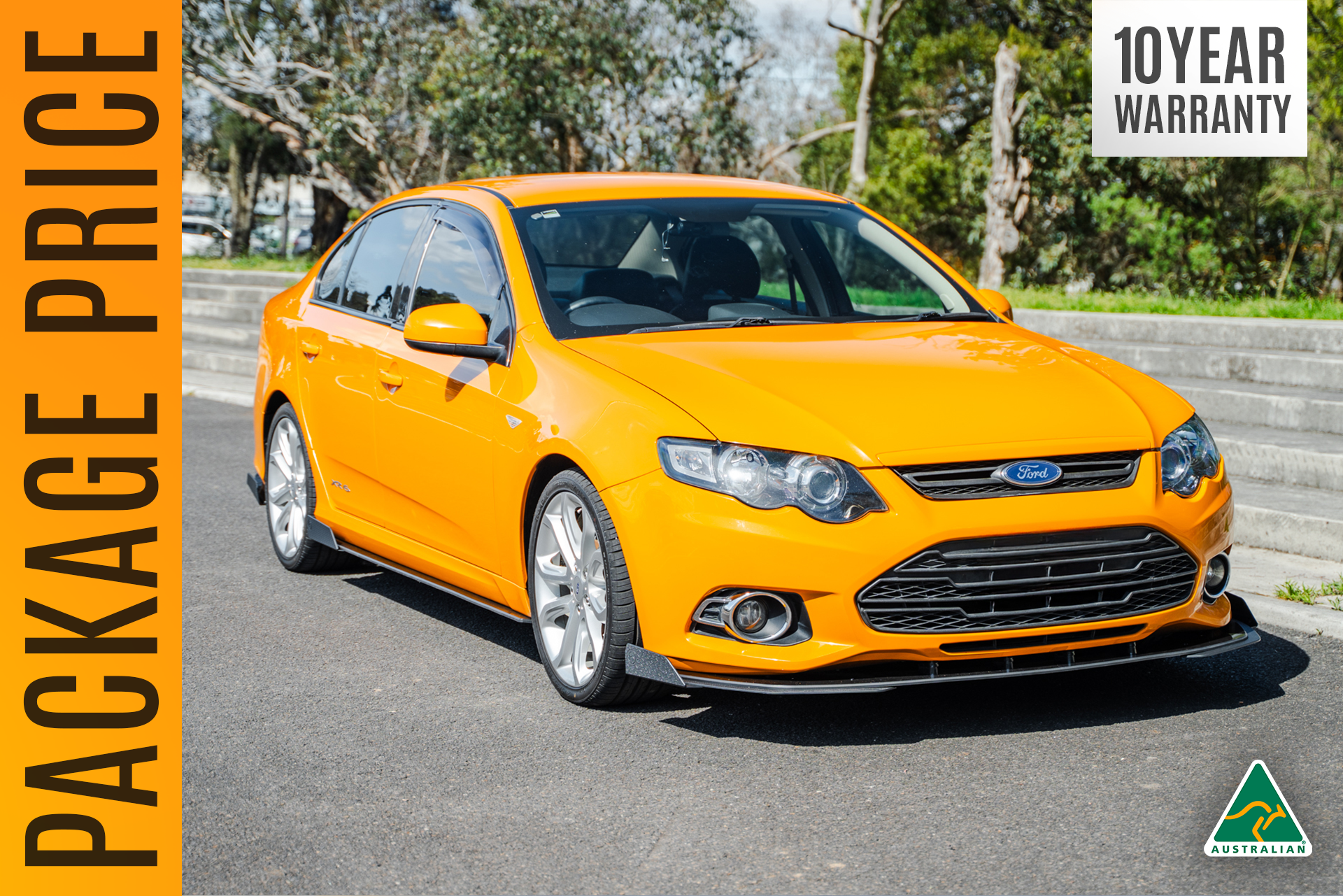 Buy Ford MK2 Falcon FG Full Lip Splitter Set Online | Flow Designs ...