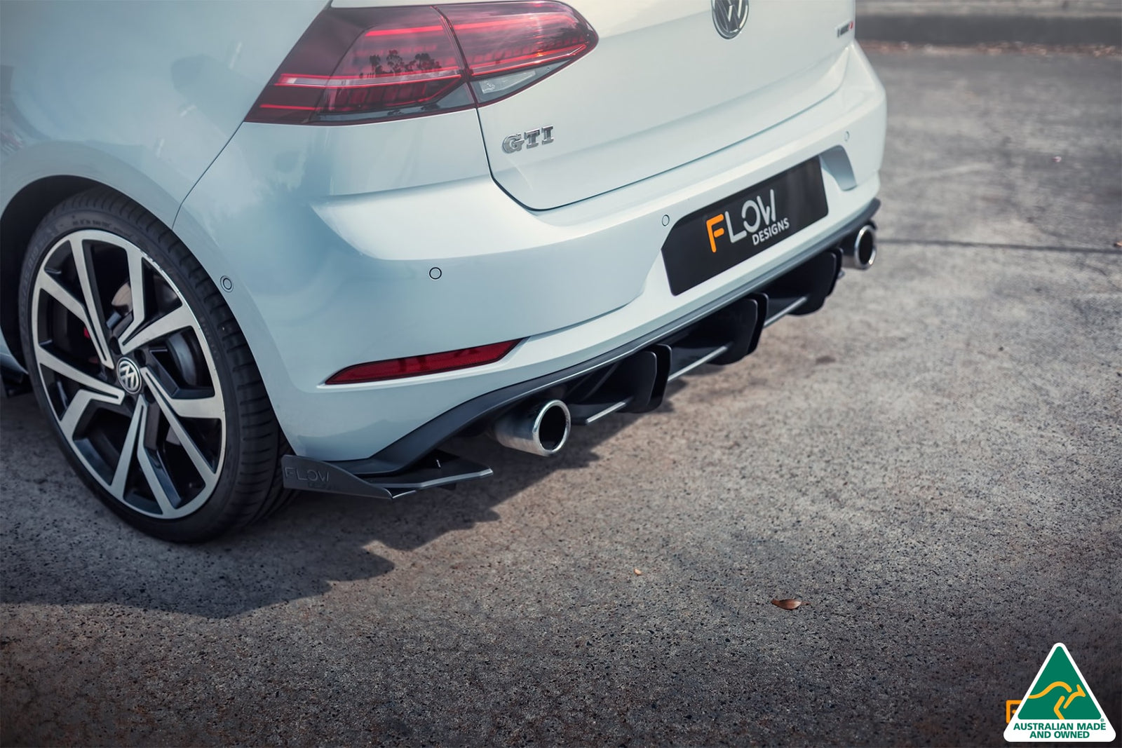 Buy VW MK7.5 Golf GTI Flow-Lock Rear Diffusers Online | Flow Designs ...