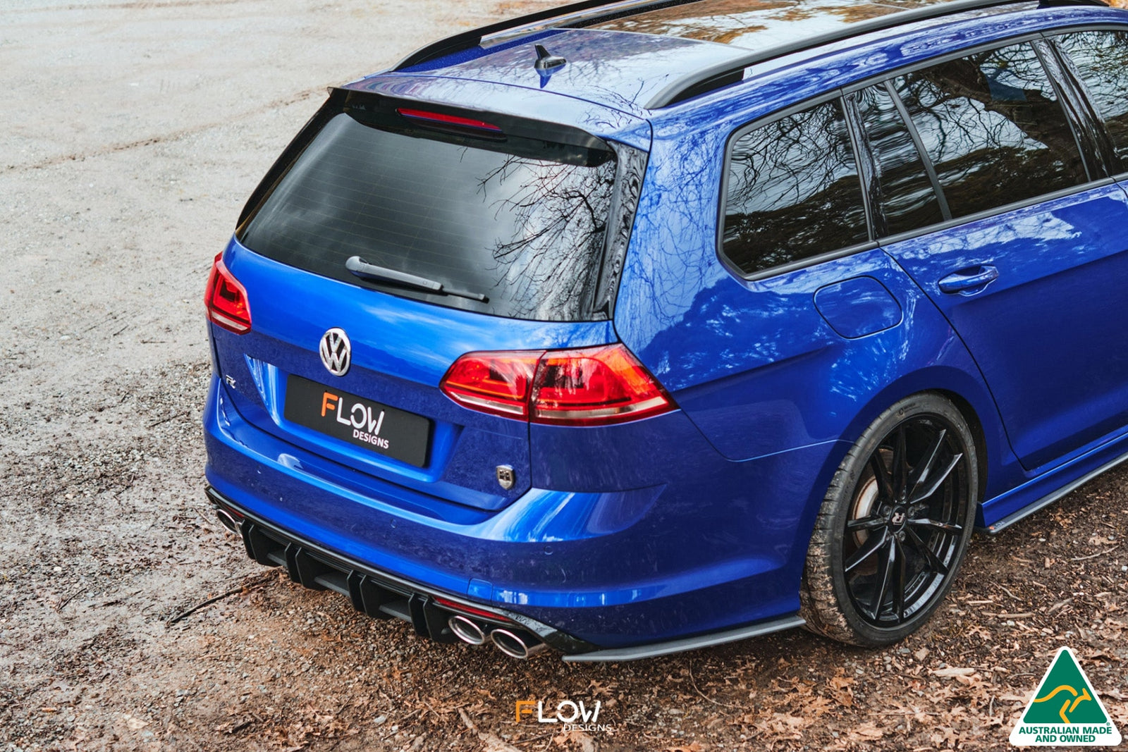 Buy Volkswagen MK7 Golf R Wagon Flow-Lock Rear Diffusers Online | Flow ...