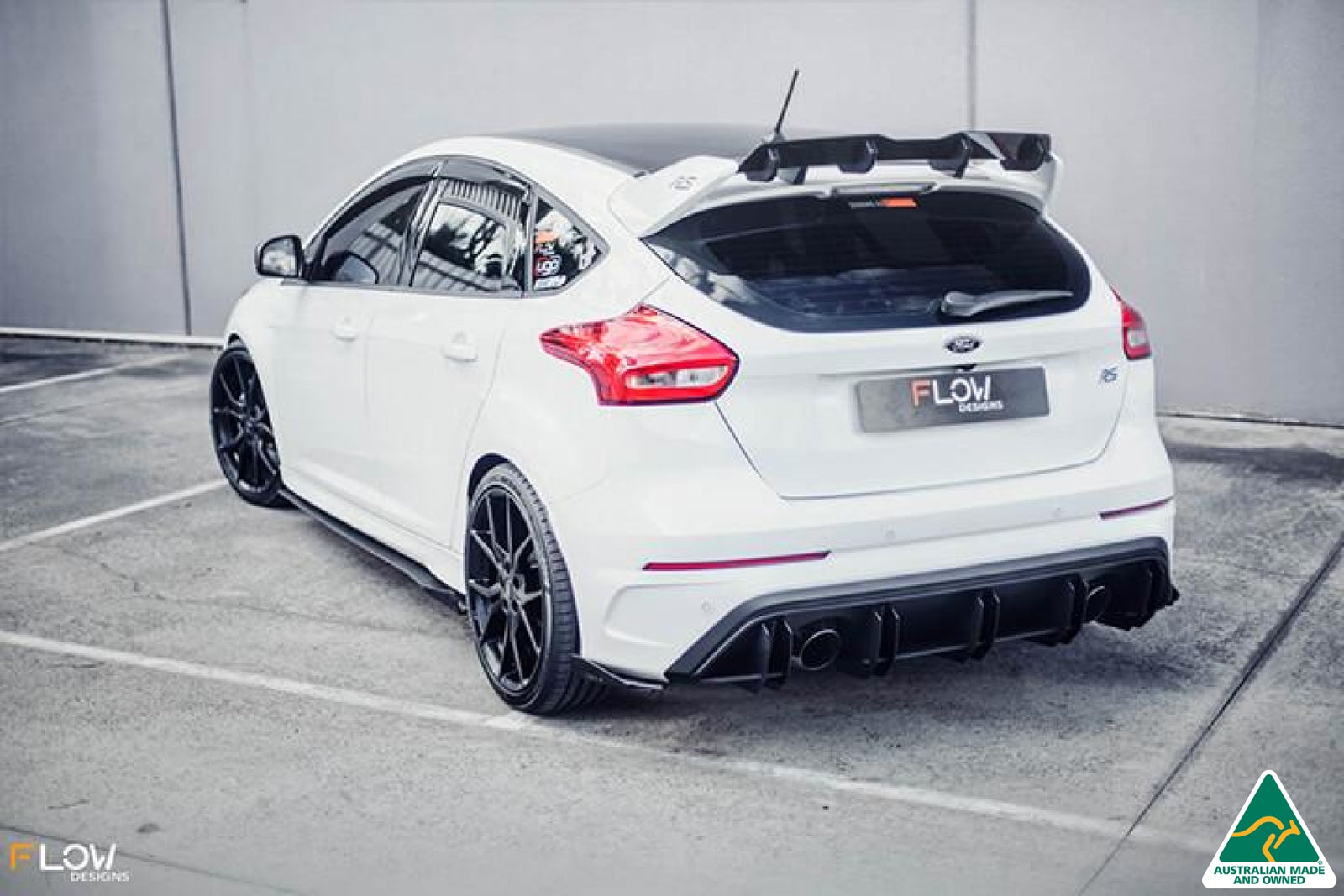 Buy Ford MK3 Focus RS Flow-Lock Rear Diffusers (USDM) Online | Flow ...